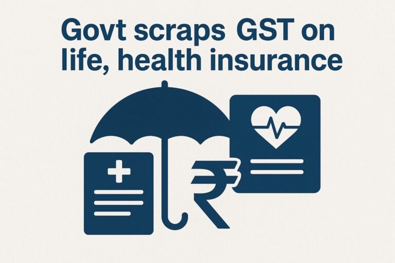 Govt Scraps GST on Life, Health Insurance to Boost Adoption - Medicity ...